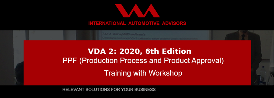 VDA 2 : 2020, 6. vydanie - PPF (Schvaľovanie výrobného procesu a ...
